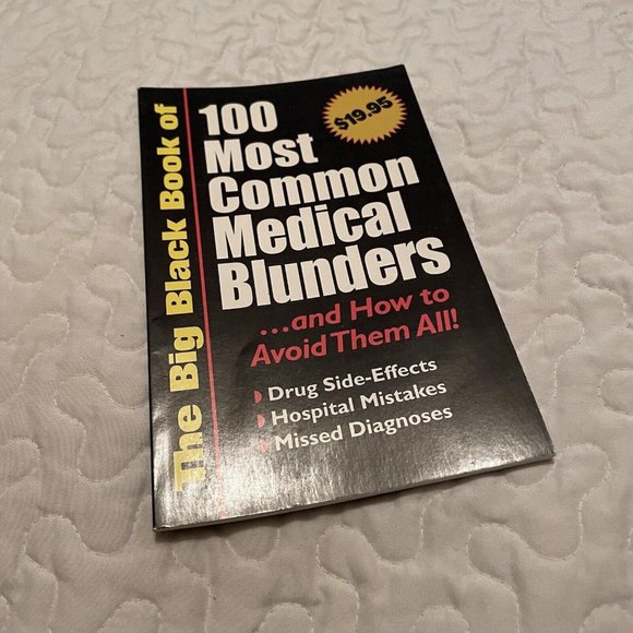 Other | The Big Black Book Of 10 Most Common Medical Blunders Bottom ...